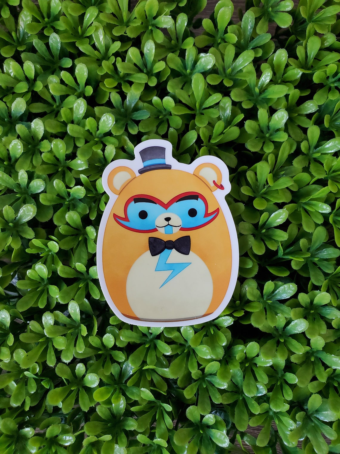 Glamrock Freddy Plushie Inspired Sticker Five Nights at Freddy's ...