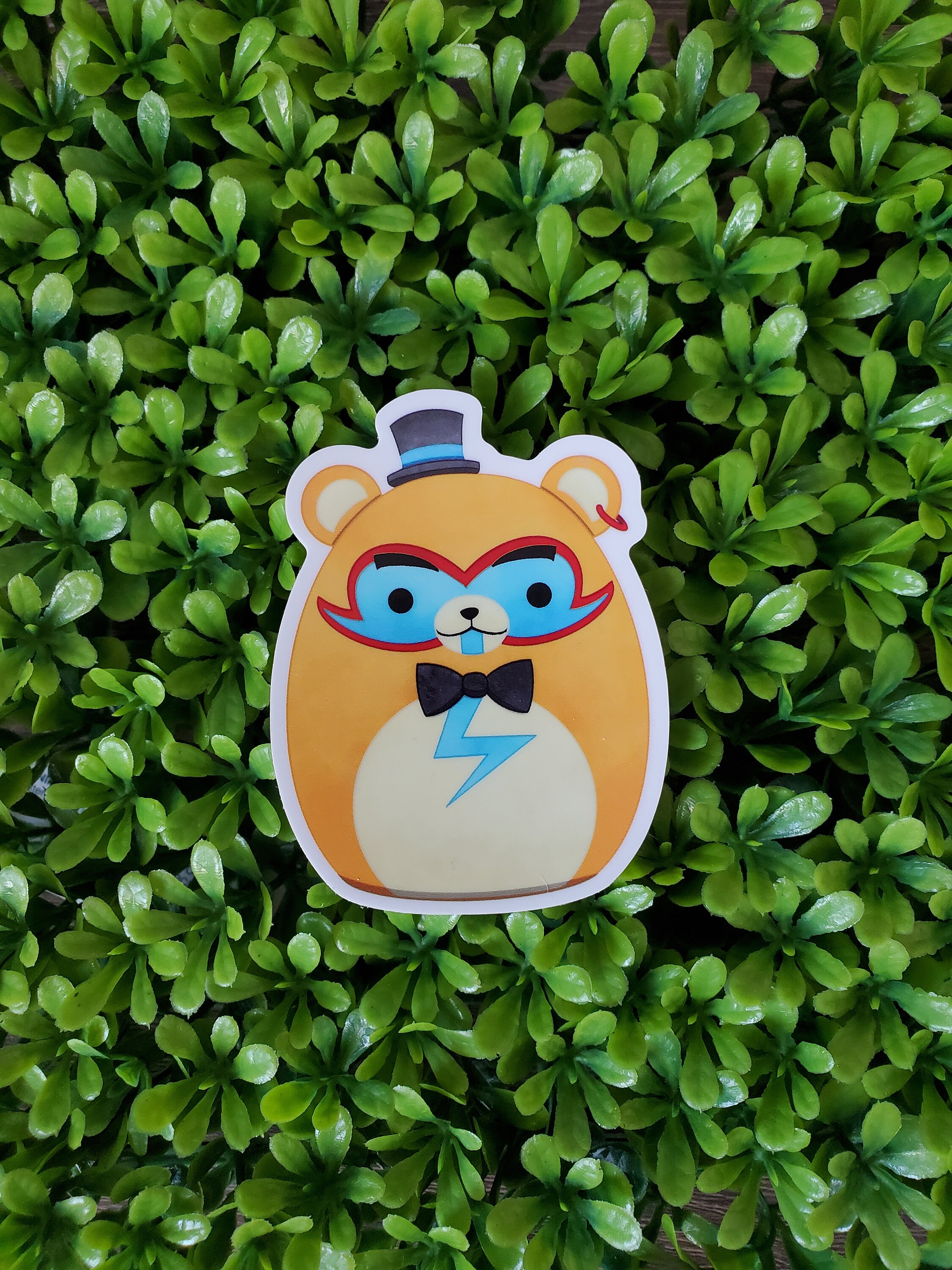 Glamrock Freddy Plushie Inspired Sticker Five Nights at Freddy's ...