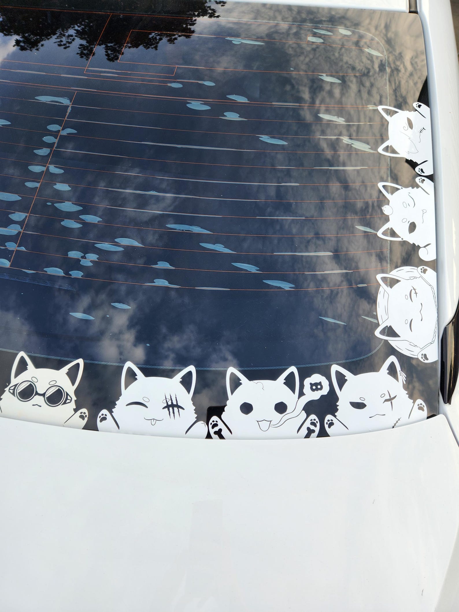 Vinsmoke Sanji Cat Peeker Vinyl Decal - Vinsmoke Catji - One Piece ...