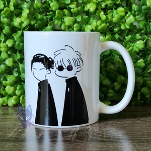 Gojo & Geto Best Friend Ceramic Mug 11oz - Satoru Gojo - Suguru Geto ...