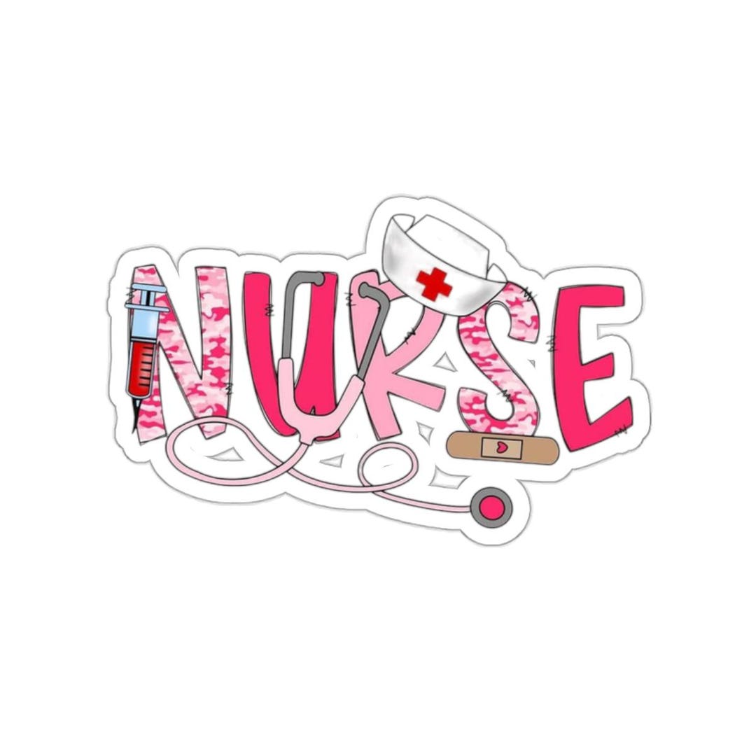 Nurse Kiss-cut Stickers | Cute Medical Decor, Gift for Nurses, Laptop ...