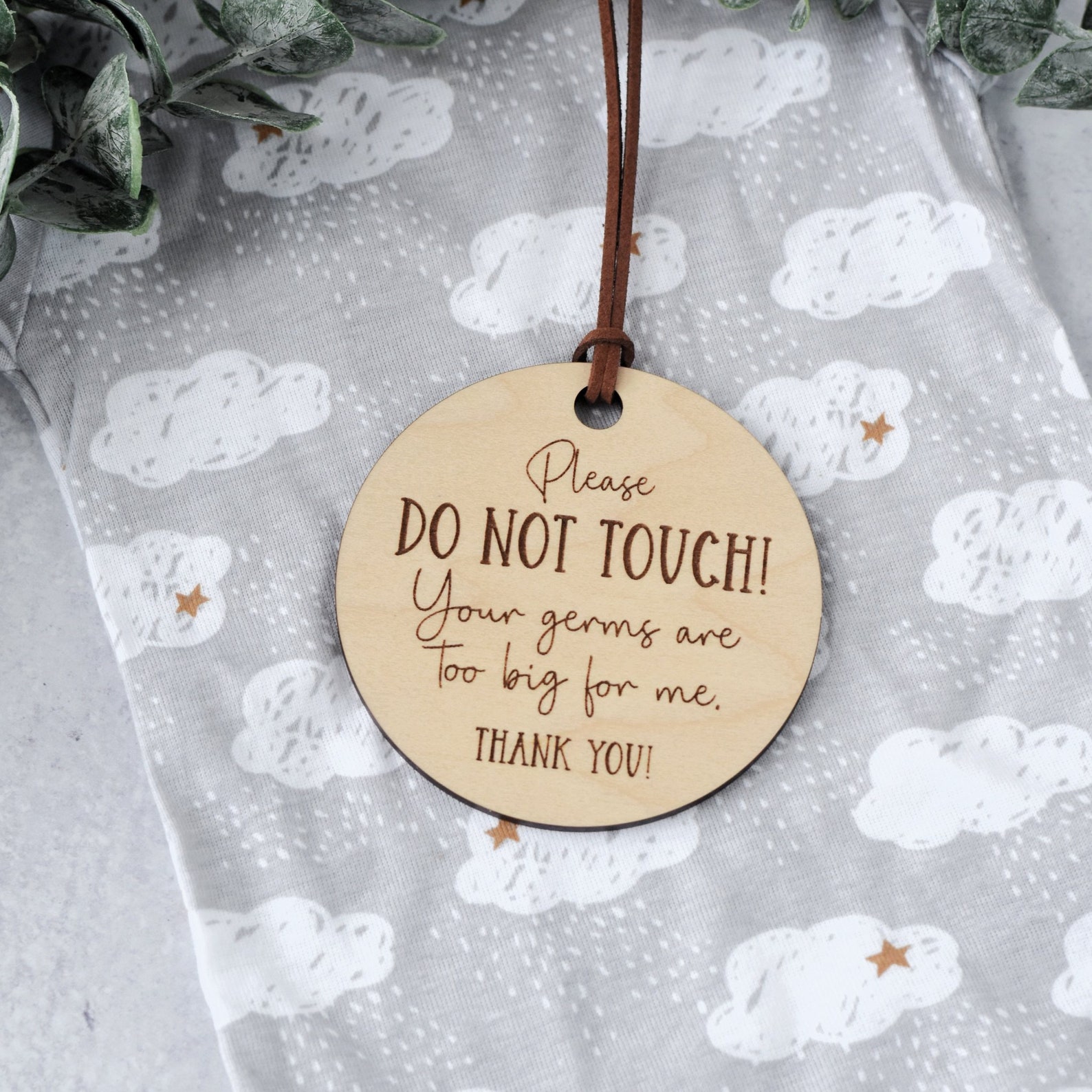 Do Not Touch Baby Sign, Car Seat Sign, Baby Germs Tag, Preemie Sign ...