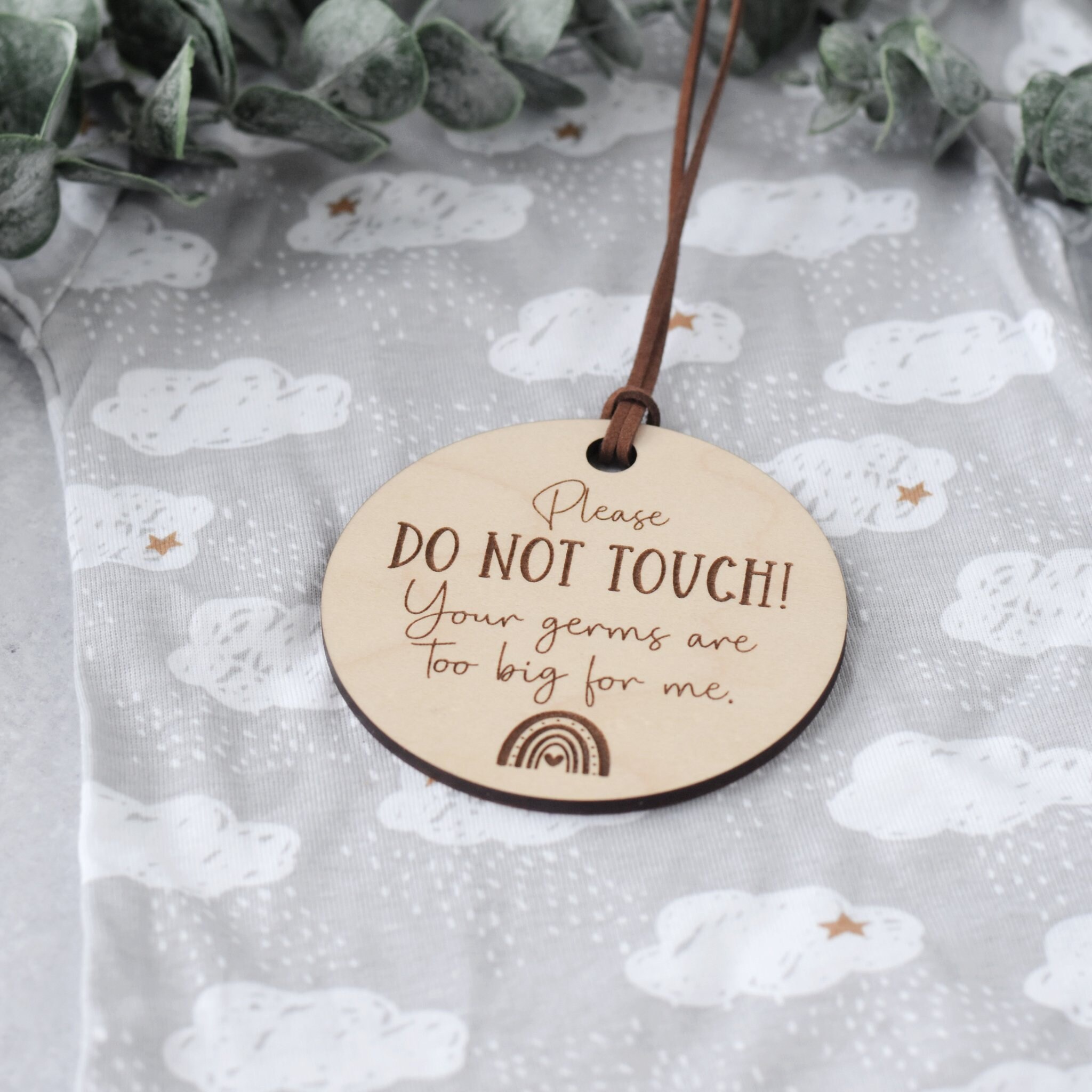 Do Not Touch Baby Sign, Car Seat Sign, Baby Germs Tag, Preemie Sign ...