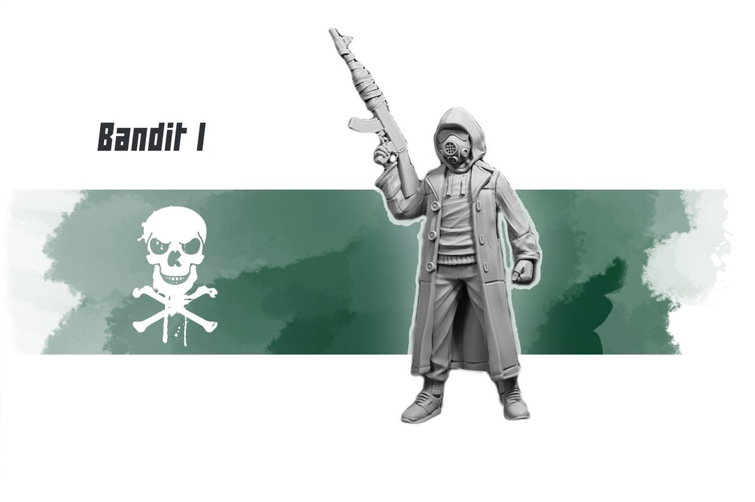 28mm Post Apocalyptic Bandits by Orzol Studio - Etsy