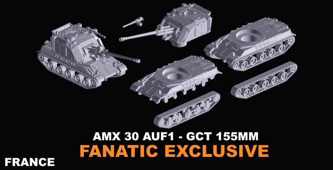 1/100 Scale AMX 30 AUF 1 by Jason Miller - Etsy
