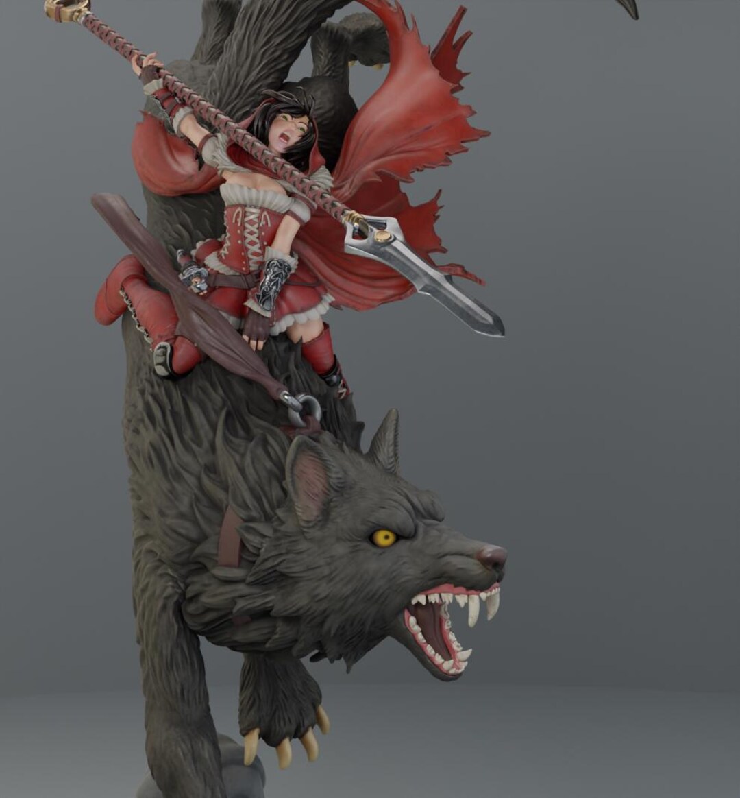 Grimm Hunters: A New Reckoning Little Red by Mythologic Arts Studio - Etsy