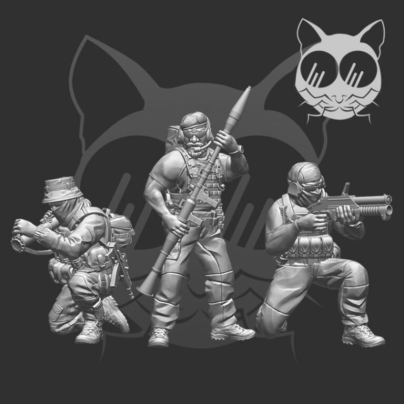 28mm PMC Operators by Miska Miniatures - Etsy