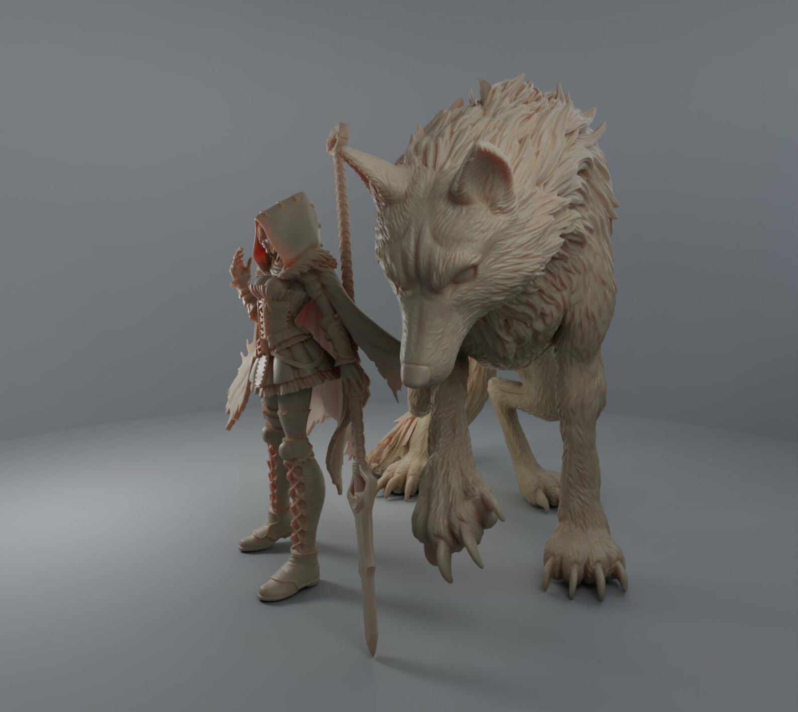 Grimm Hunters: A New Reckoning Little Red by Mythologic Arts Studio - Etsy