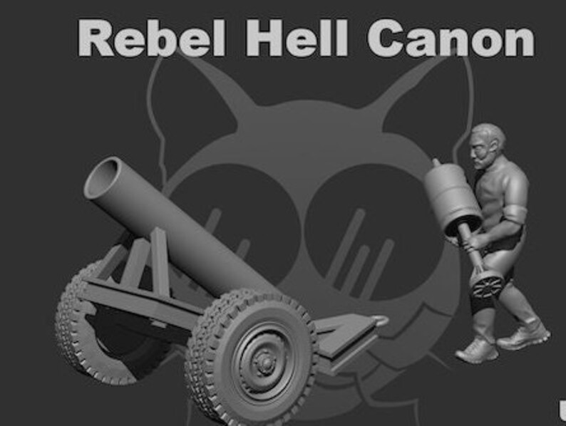 28mm Hell Cannon by Miska Miniatures - Etsy