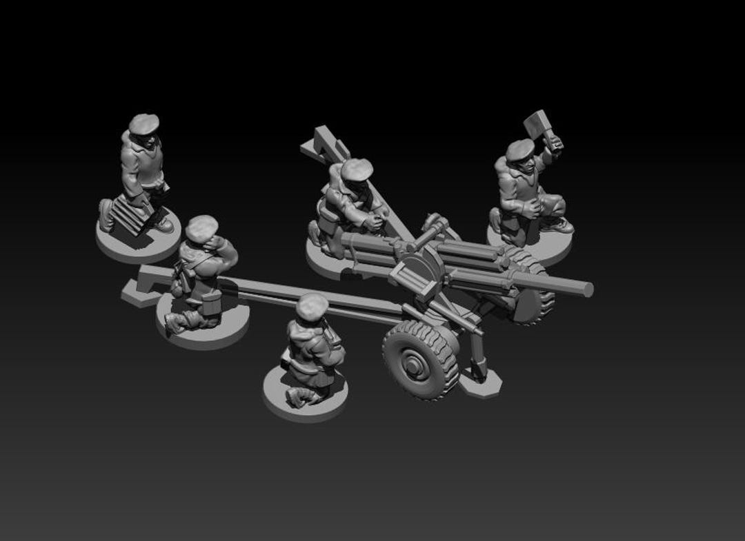 1/100 Scale VDV Artillery by Army Bits - Etsy