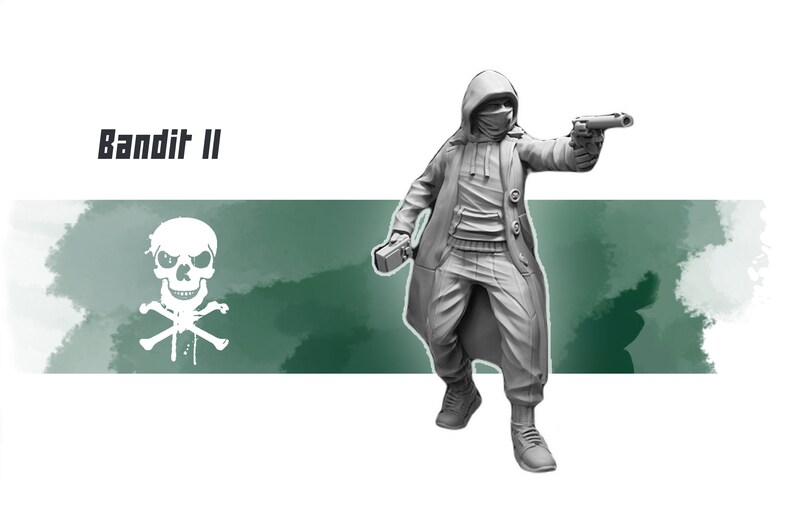 28mm Post Apocalyptic Bandits by Orzol Studio - Etsy