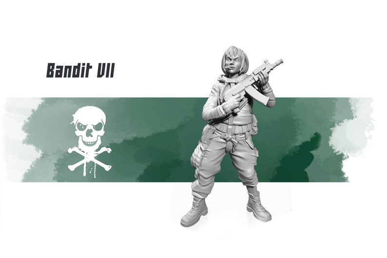 28mm Post Apocalyptic Bandits by Orzol Studio - Etsy