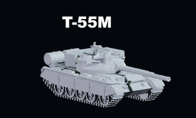 1/100 Scale T-55 Tanks by Jason Miller - Etsy