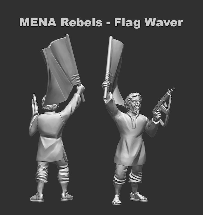 3D Printed MENA Reinforcements by Miska Miniatures - Etsy