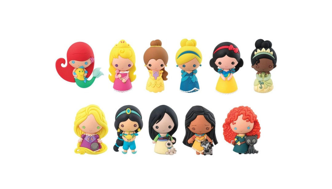 Disney Princess Surprise Figural Bag Clip - Etsy