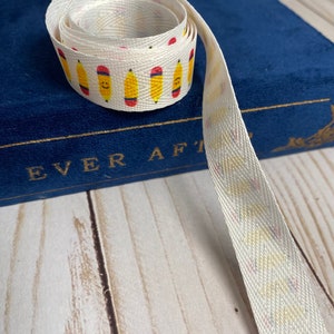 School Pencils 5/8 Satin Ribbon School Ribbon School Trim Classroom ...