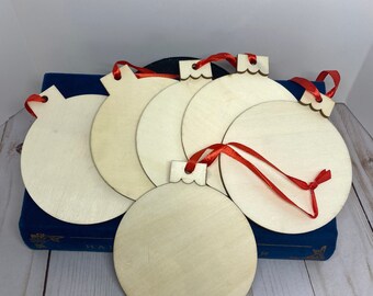 Flat Round Ornament - Etsy