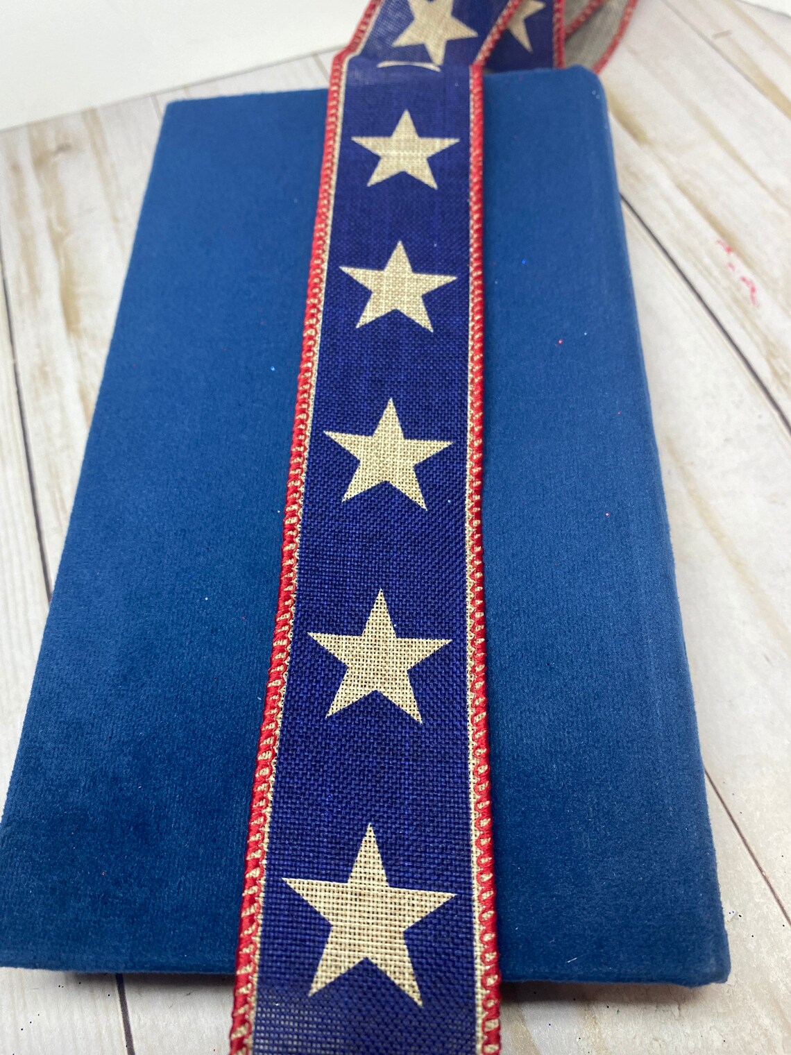 July 4th Wired Ribbon July 4th Stars Ribbon Independence Day - Etsy