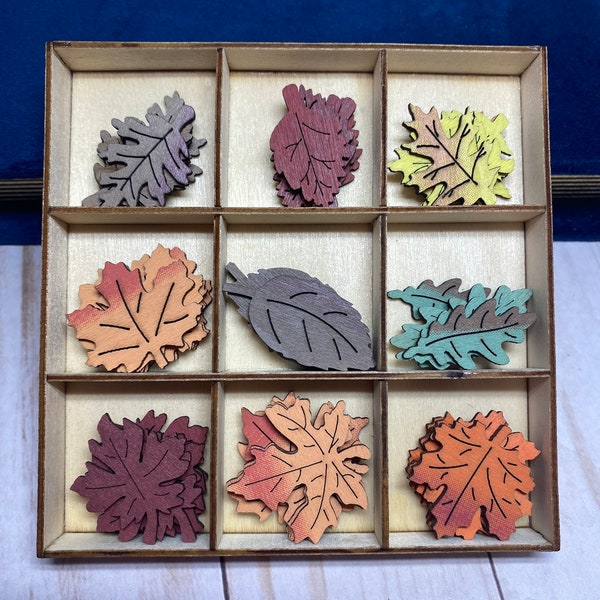 Wooden Leaves - Etsy