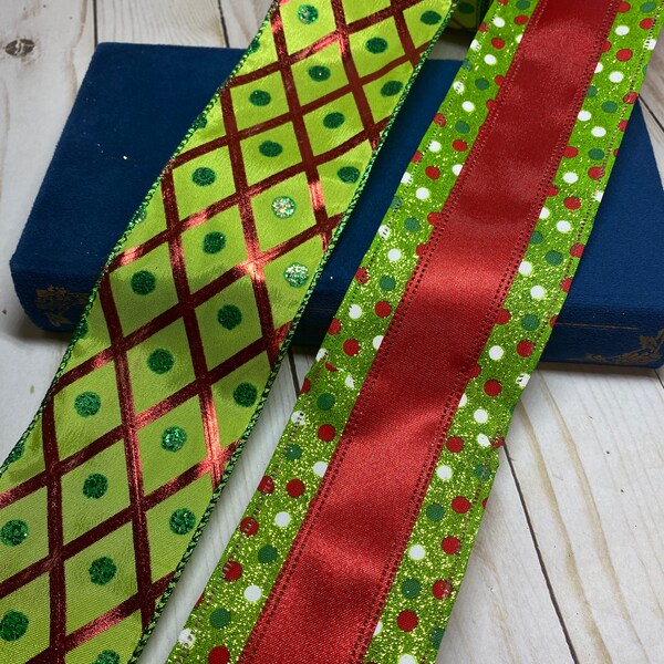 Grinch Ribbon - Etsy