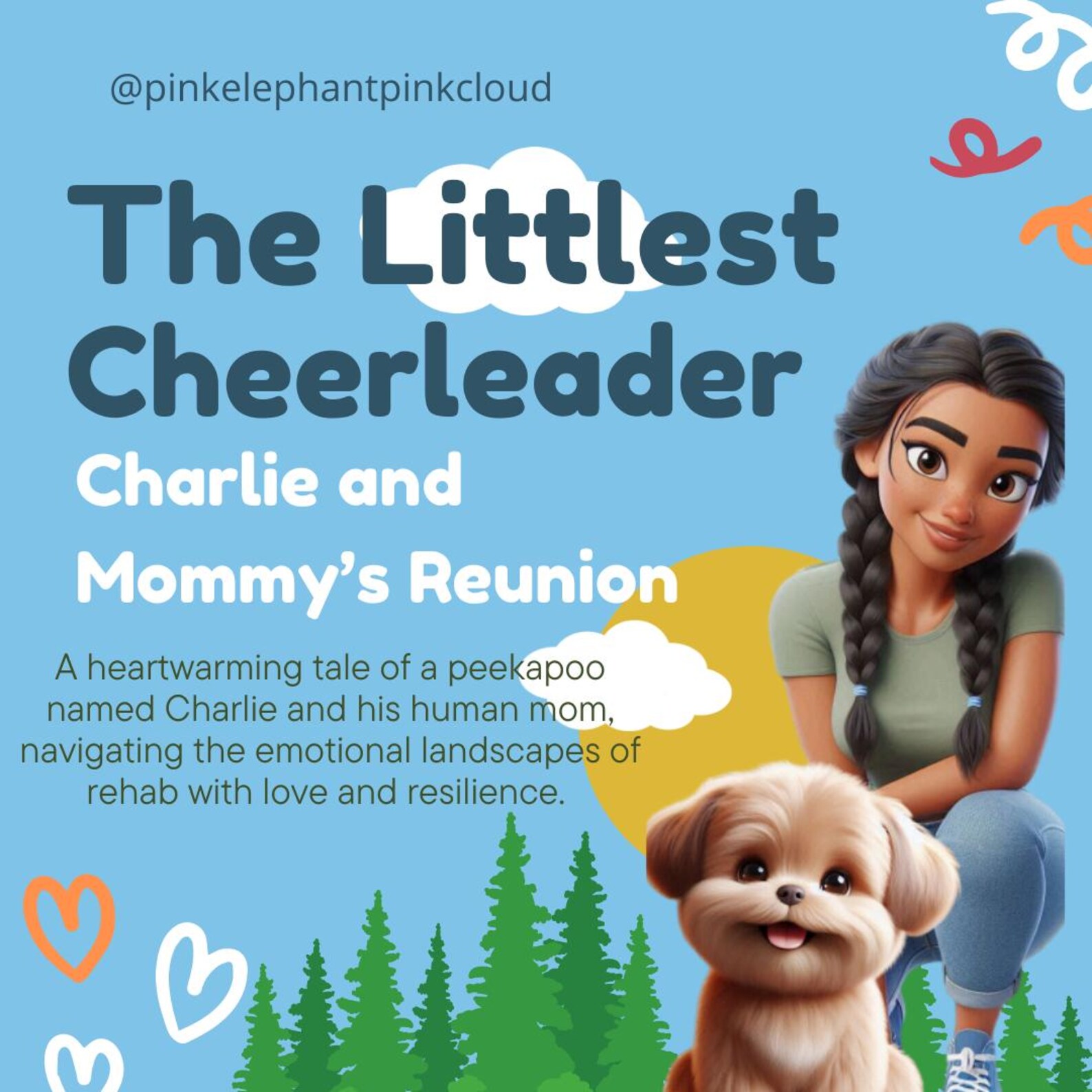 The Littlest Cheerleader: Charlie and Mommy's Reunion - Etsy