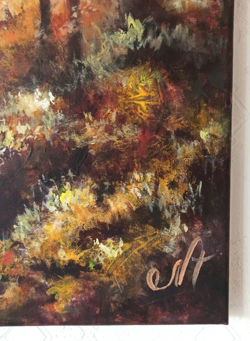 WALZER A-MOLL // 80 X 60 Cm Acrylic Painting Signed Original - Etsy