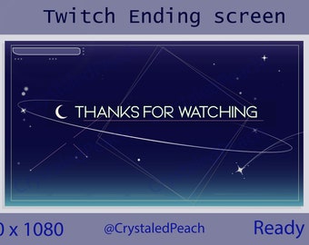 Twitch End Screen - Etsy