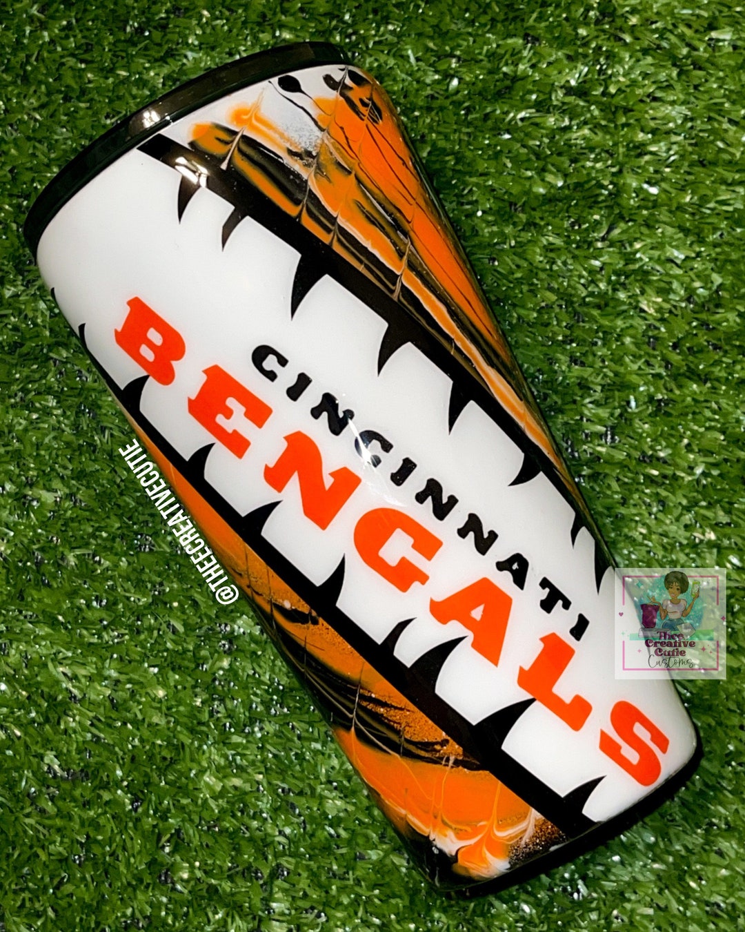 Cincinnati Bengals Custom Tumbler, Bengals Fan Tumbler, Cincinnati ...