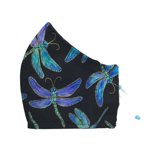Dragonfly Face Mask - Etsy