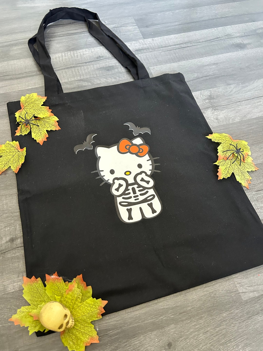 Hello Kitty Hello Kitty Tote Bag Halloween Hello Kitty - Etsy