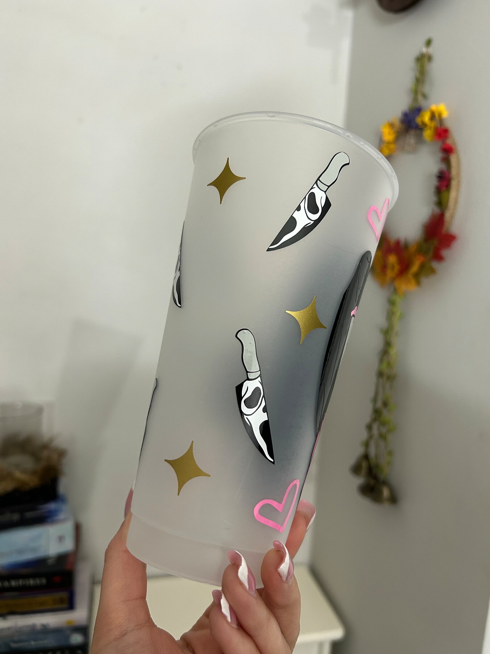 Scream Cup | Horror | Halloween | Cold Cup | Reusable Tumblr | 24oz - Etsy