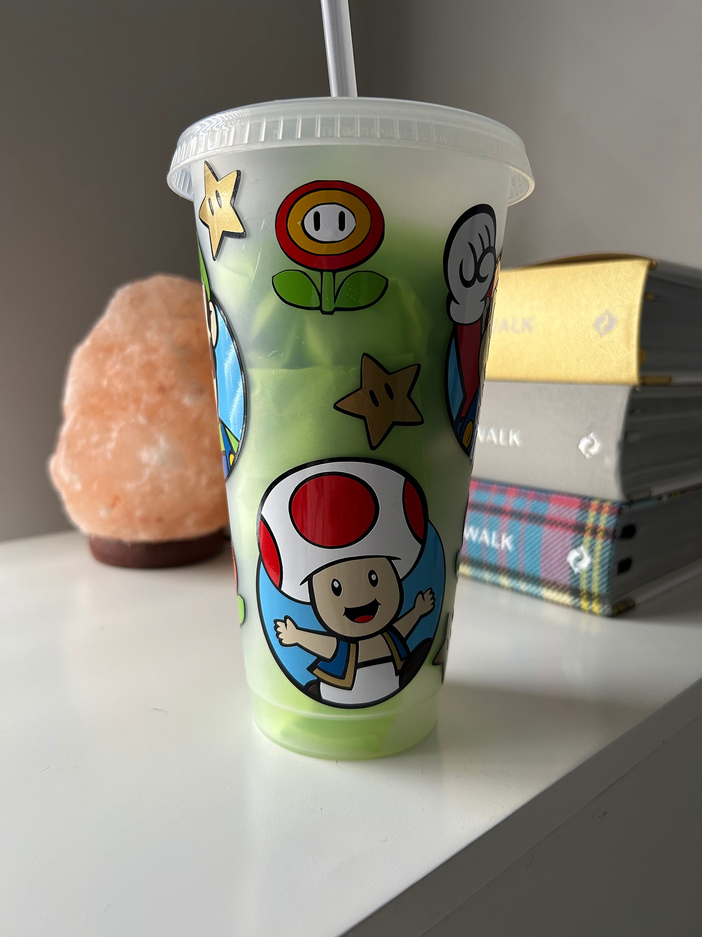 Super Mario Cup Mario Luigi Yoshi Toad Gaming Nintendo Cold Cup ...