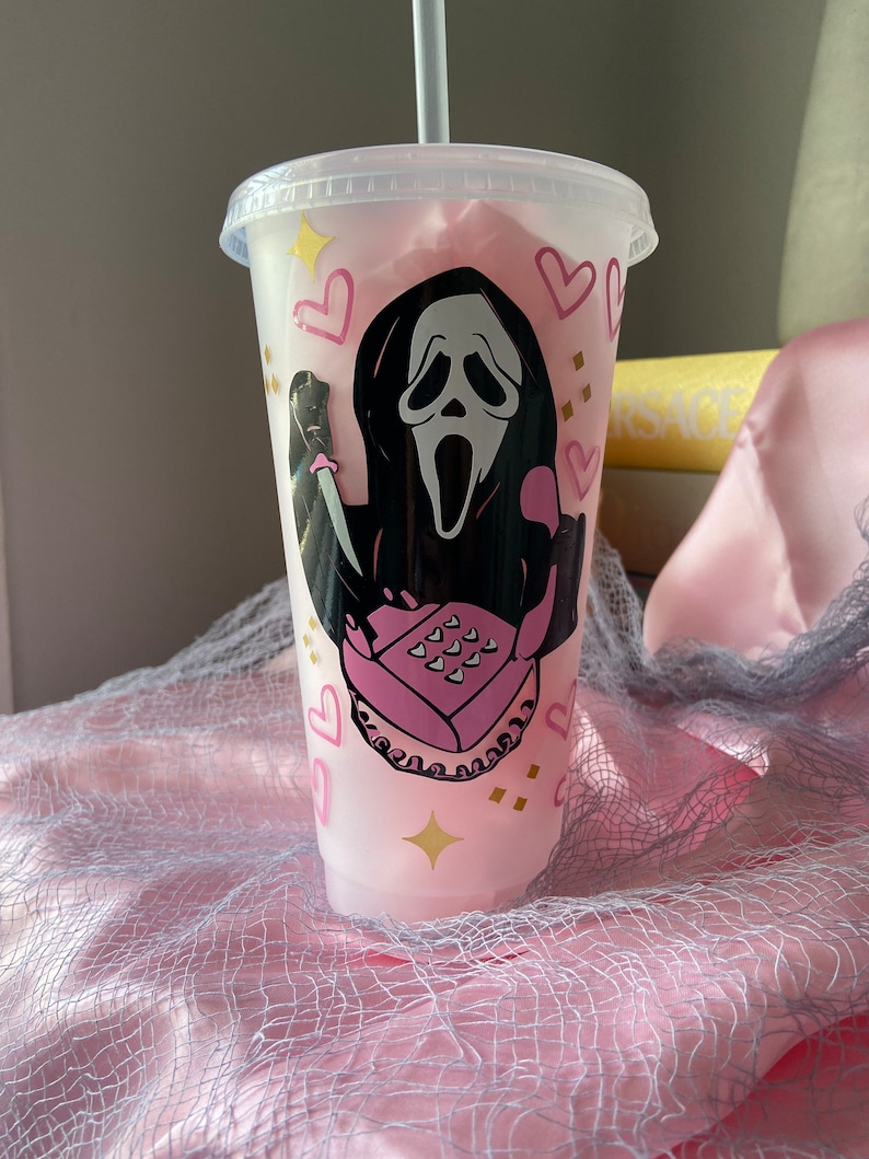 Scream Cup | Horror | Halloween | Cold Cup | Reusable Tumblr | 24oz - Etsy