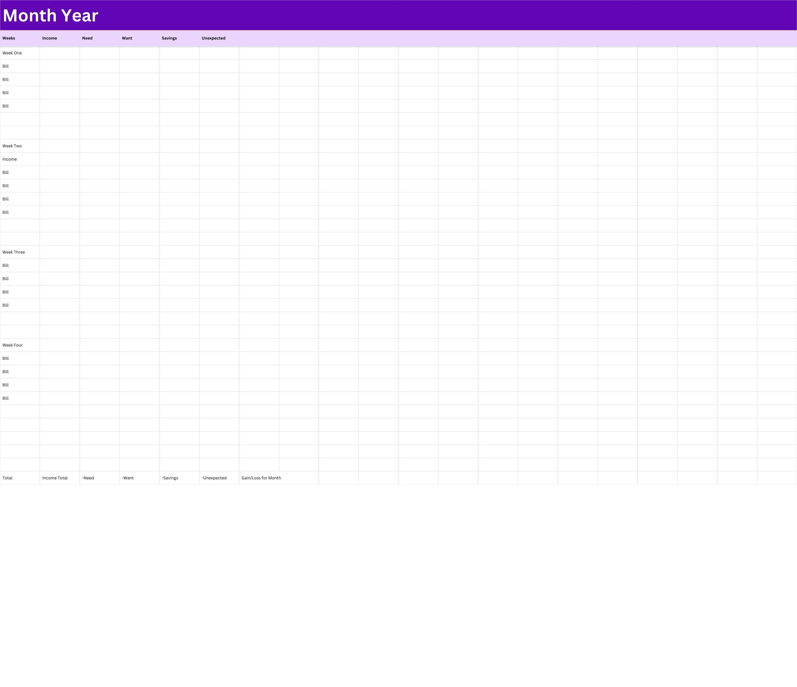 Kakeibo Budget Tracker for Beginners: Editable Monthly Guide (digital ...