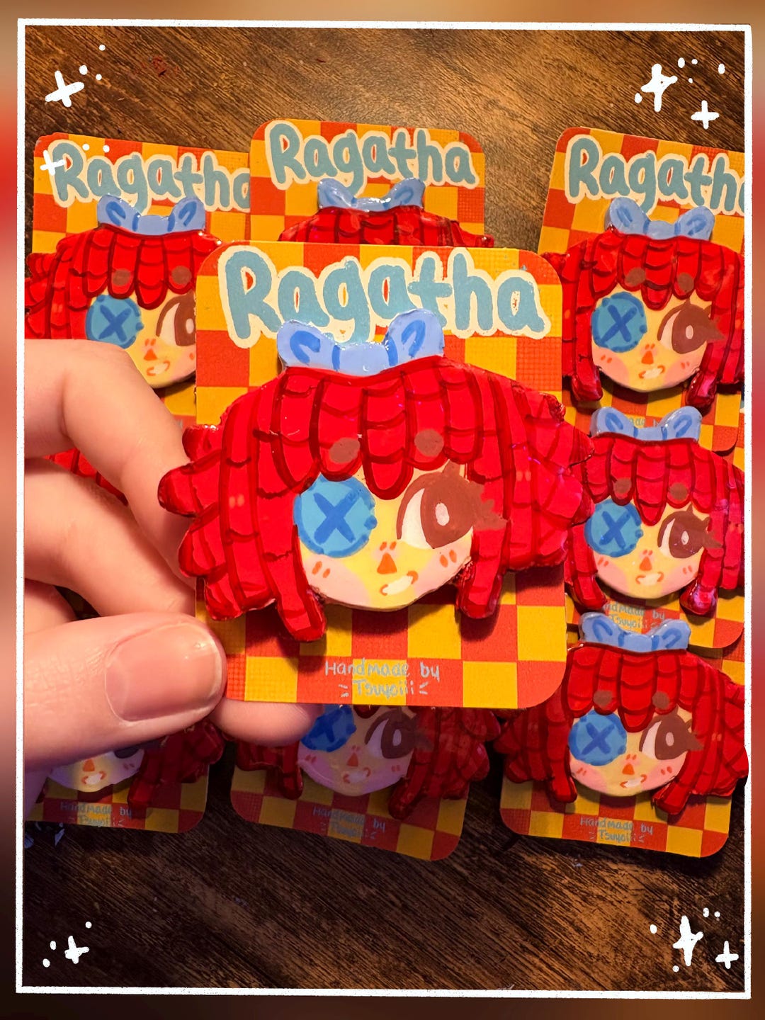 Ragatha Clay Pin | the Amazing Digital Circus - Etsy