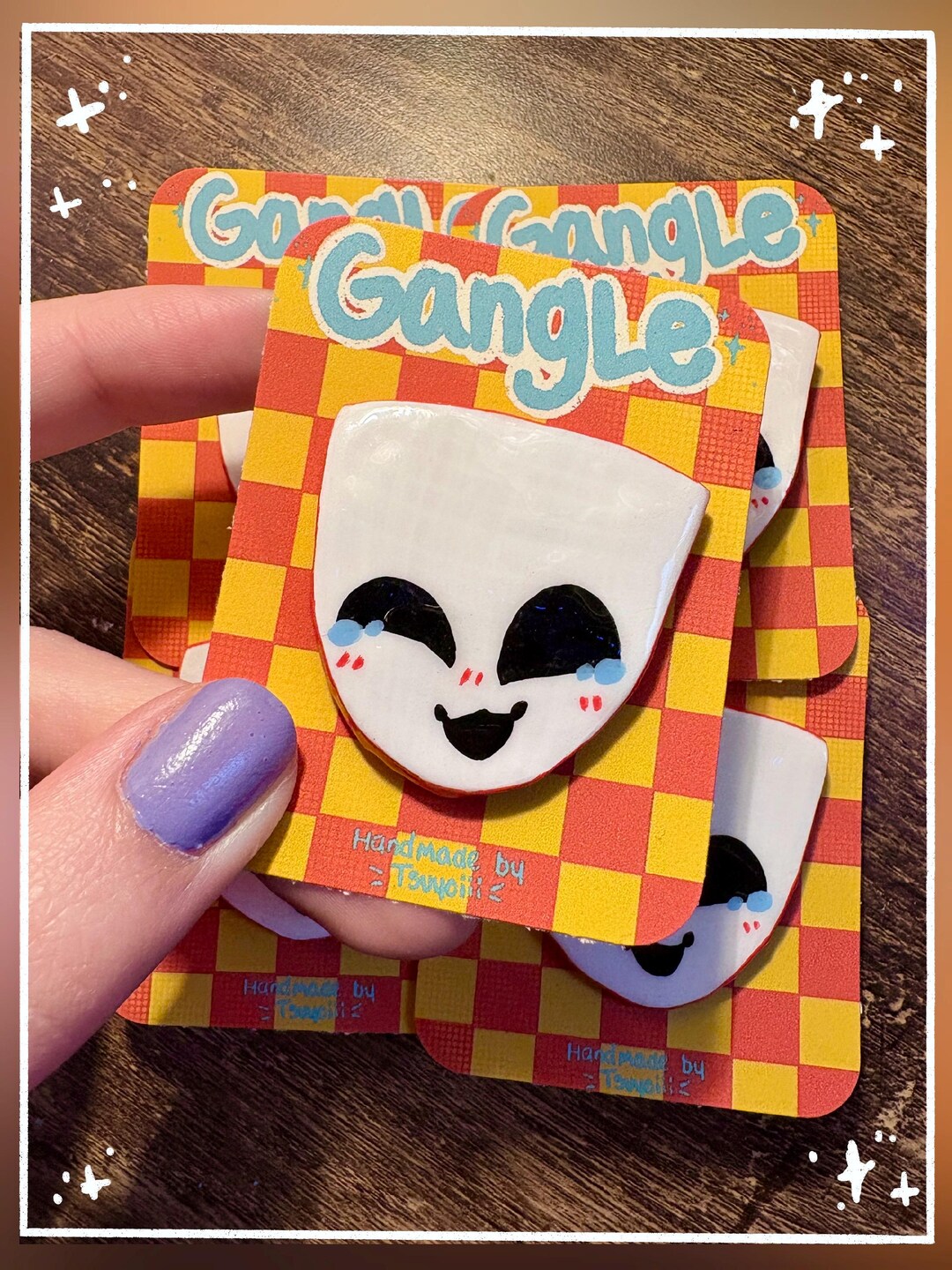 Gangle Clay Pin | the Amazing Digital Circus - Etsy Australia