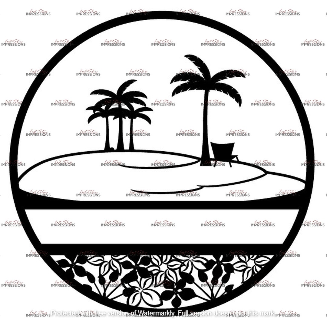 Deserted Island SVG Digital Download File - Etsy