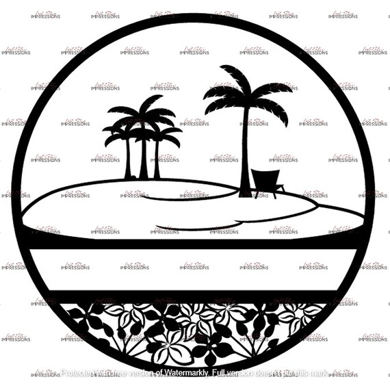 Deserted Island SVG Digital Download File | Etsy
