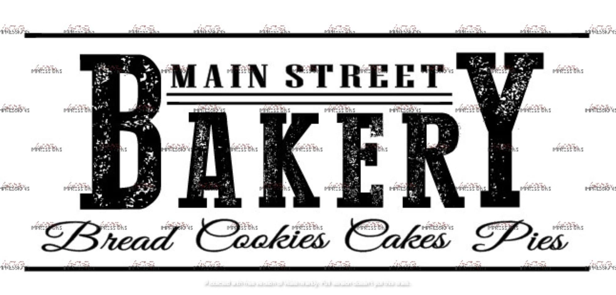 Main Street Bakery SVG Digital Download File - Etsy
