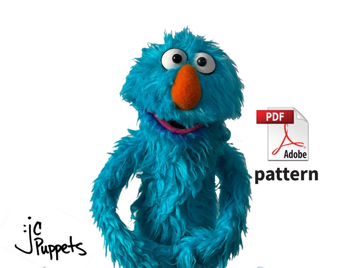 Monster Puppet Pattern Digital Download - Etsy