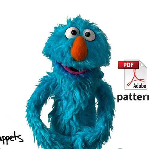 Monster Puppet Pattern Digital Download - Etsy