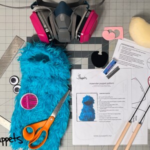 Monster Puppet Pattern Digital Download - Etsy