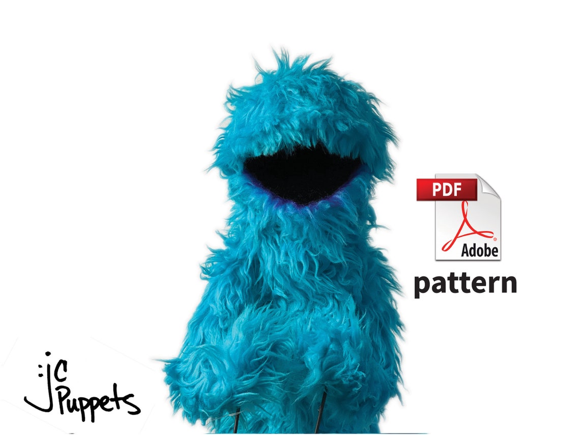Monster Puppet Pattern Digital Download - Etsy