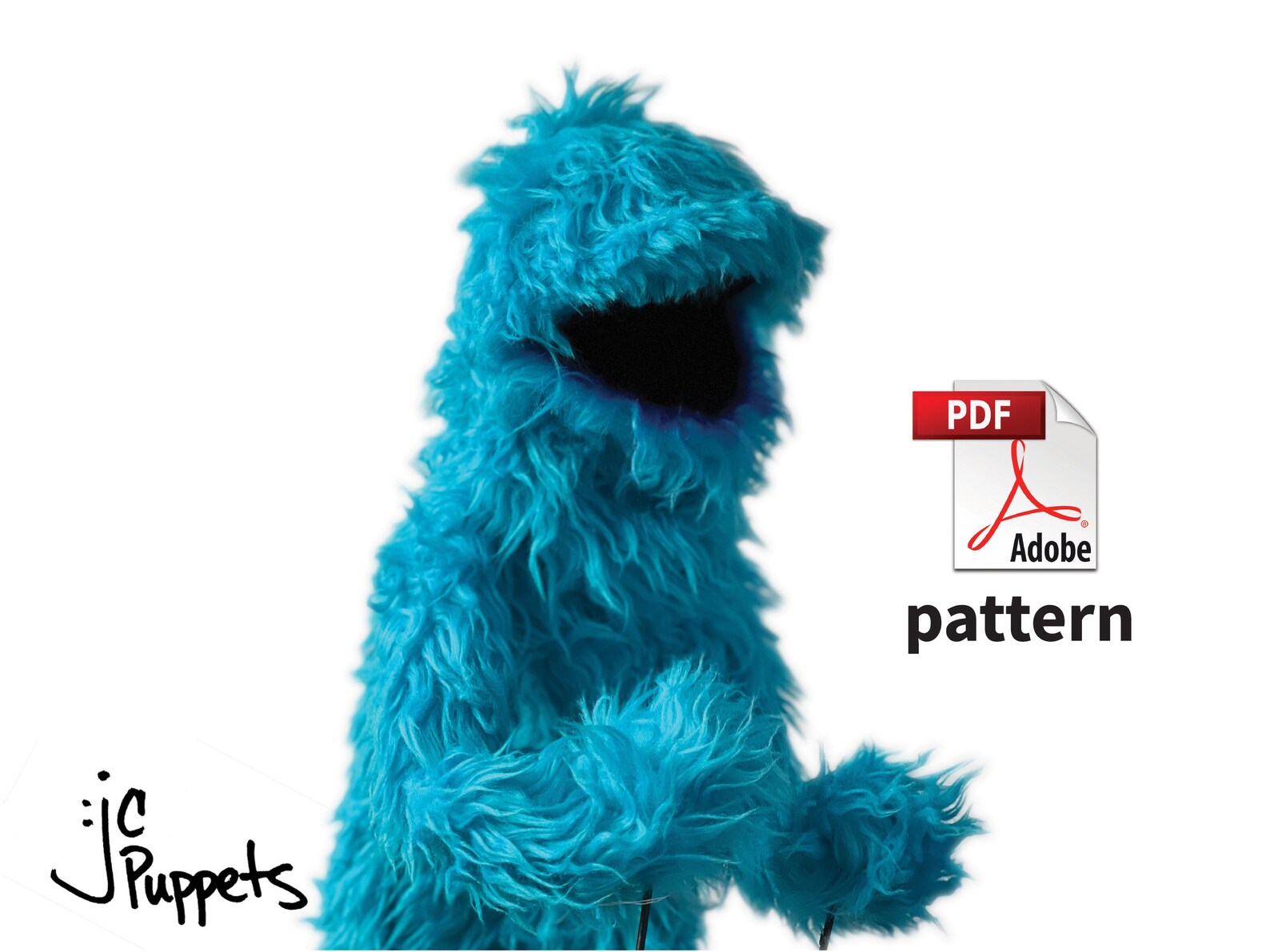 Monster Puppet Pattern Digital Download - Etsy