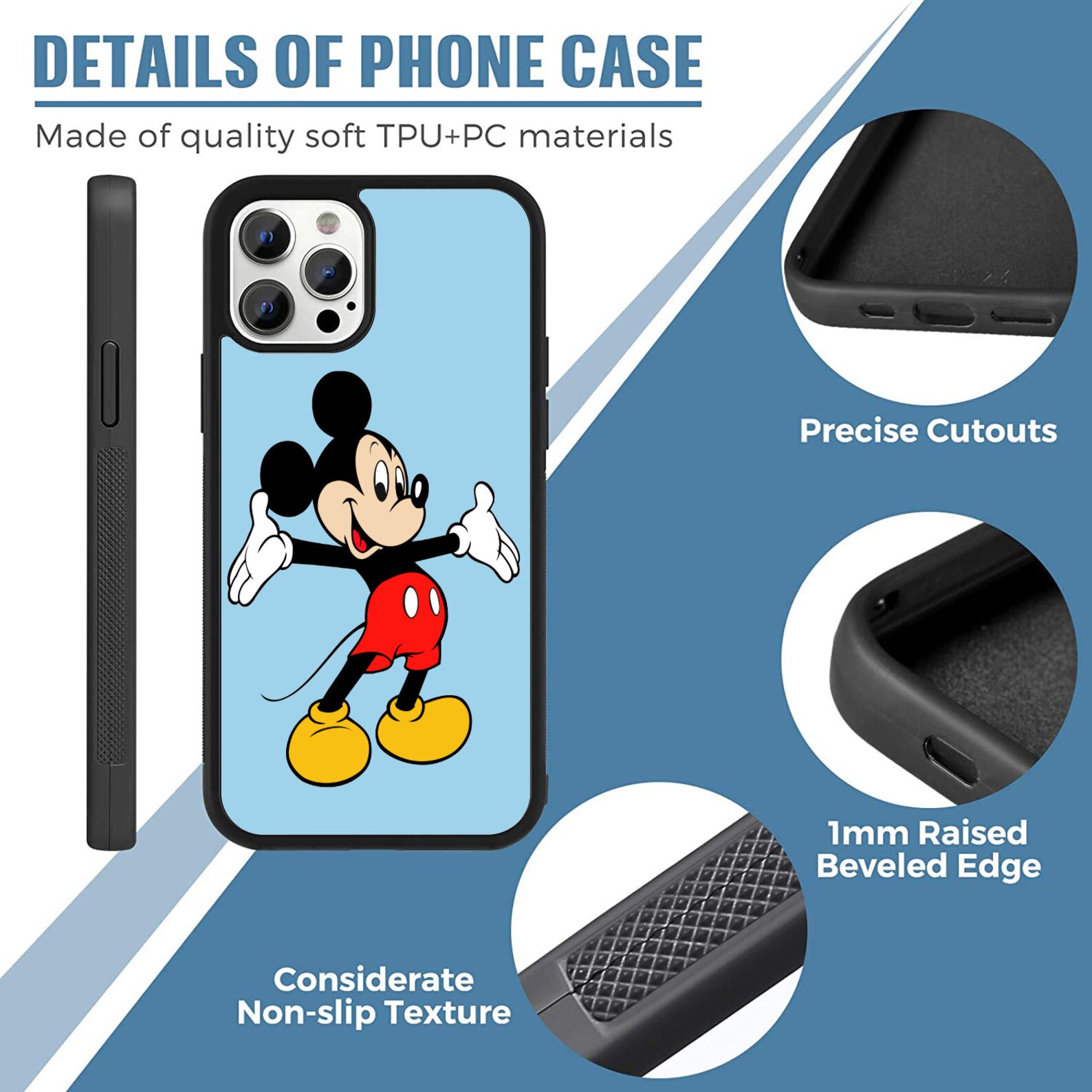 Mickey Mouse Inspired Phone Cases Iphone 12 11 X Pro | Etsy