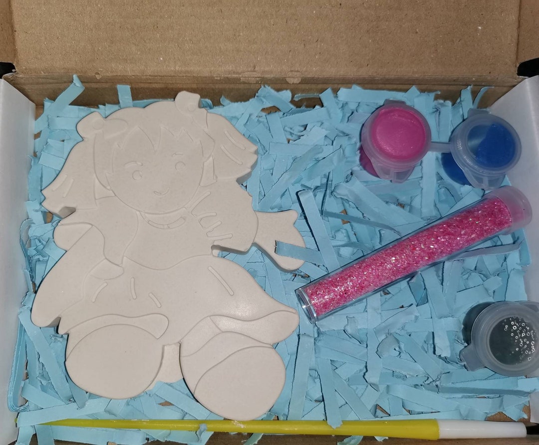 Ragdoll/dolly Plaster Painting Letterbox Crafting Box. - Etsy