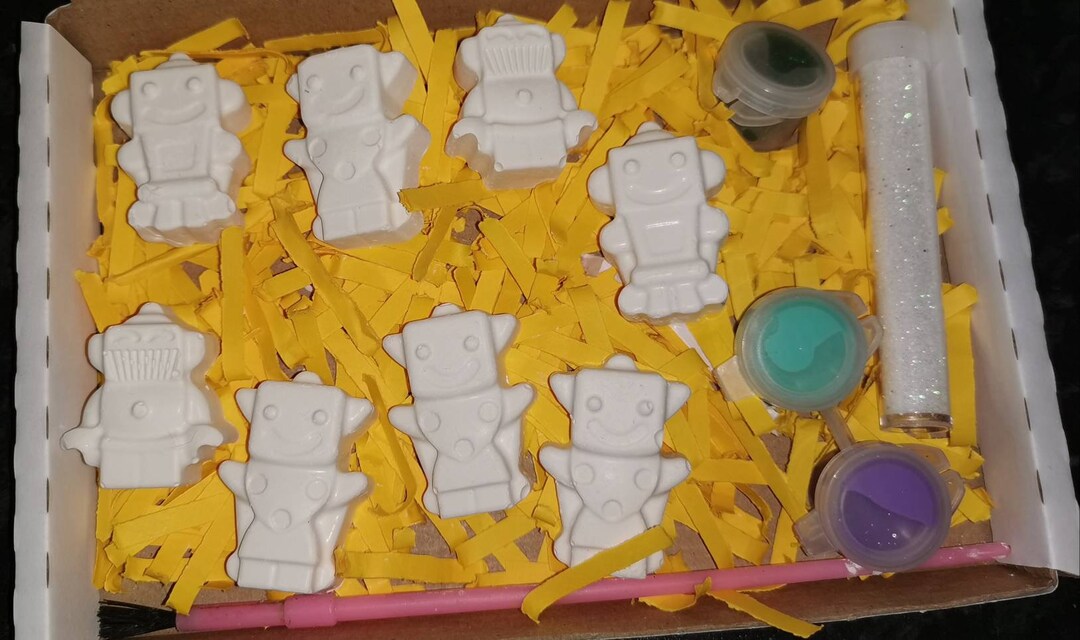 Robot Letterbox Craft Painting Set. Plaster Painting. New Larger Boxes ...