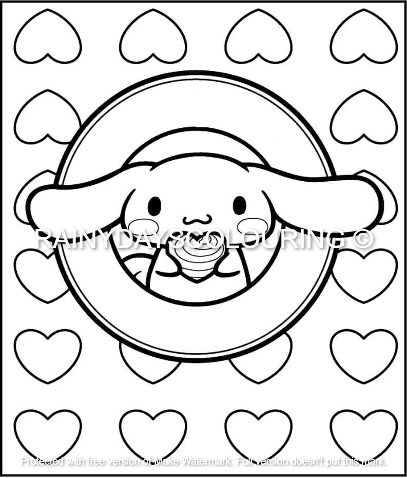 Cinna Kawaii Colouring Pages for Kids, 22 Adult Printable Pages, Boys ...