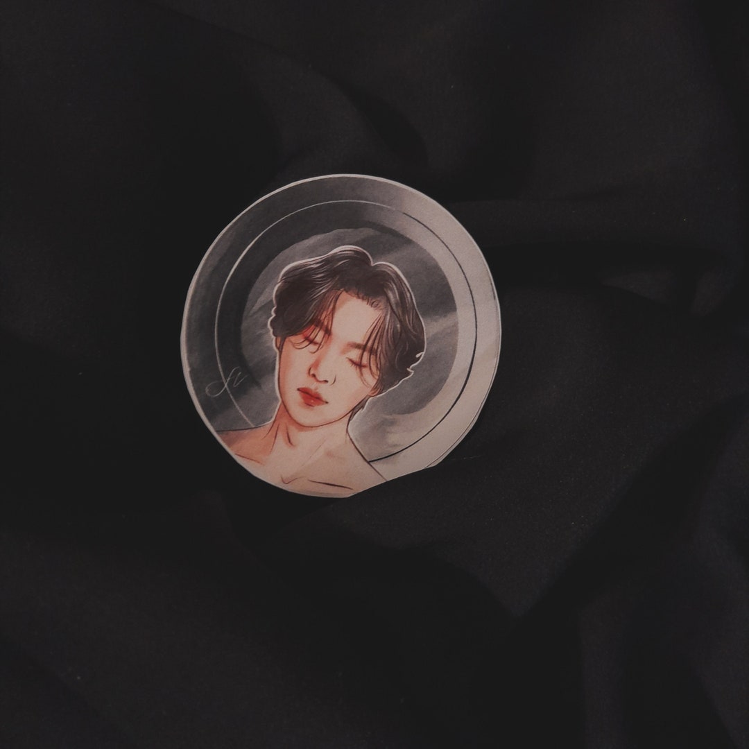 BTS Suga, V, Jimin, STICKER, 방탄소년단, Fanart Kpop , Adhesive Sticker Gift ...