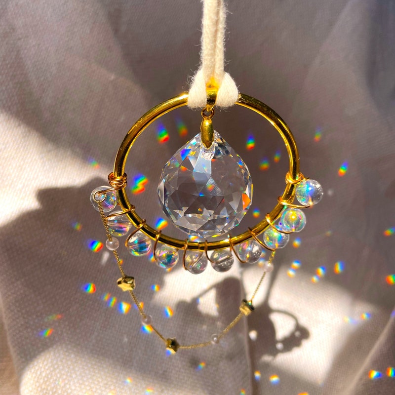 Crystal Car Charm - Etsy